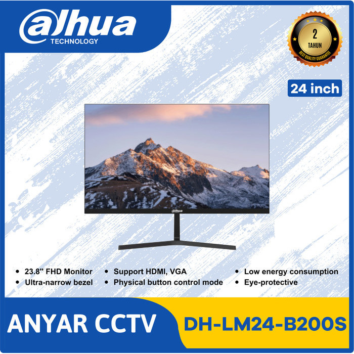 Jual MONITOR DAHUA DH-LM24-B200S LED MONITOR 24 INCH DH-LM24-B200S ...