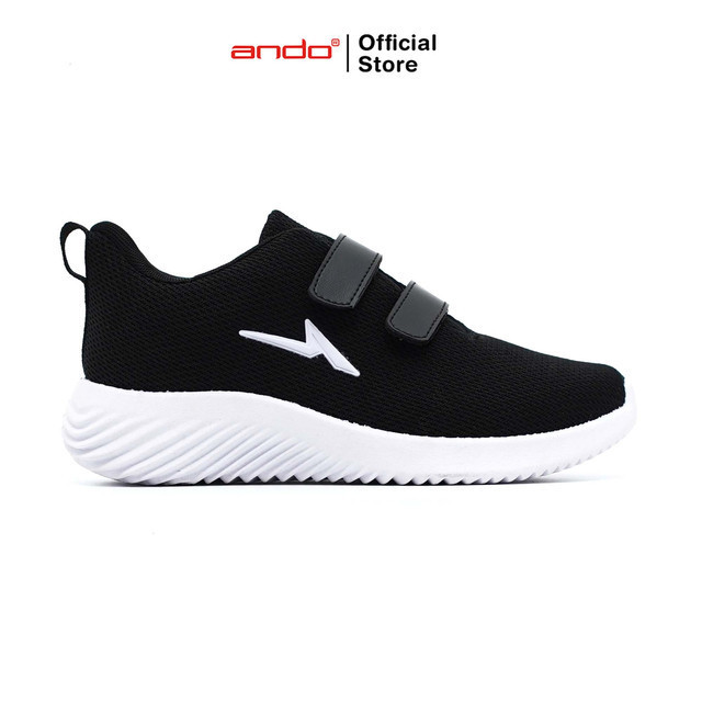 Jual Ando Official Sepatu Sneakers Yeo V Remaja - Hitam/Putih | Shopee ...