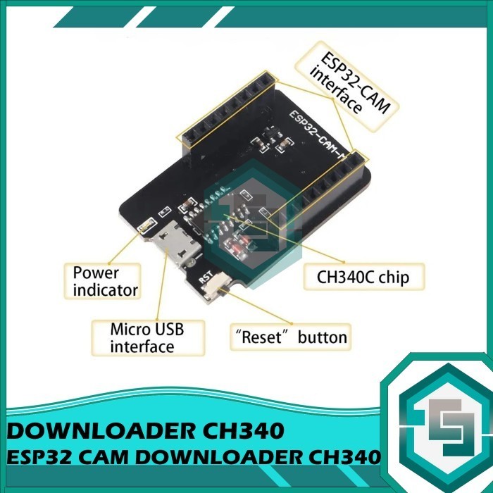 Jual Esp32 Cam Downloader Programmer Ov2640 Ch340 Development Board | Shopee Indonesia