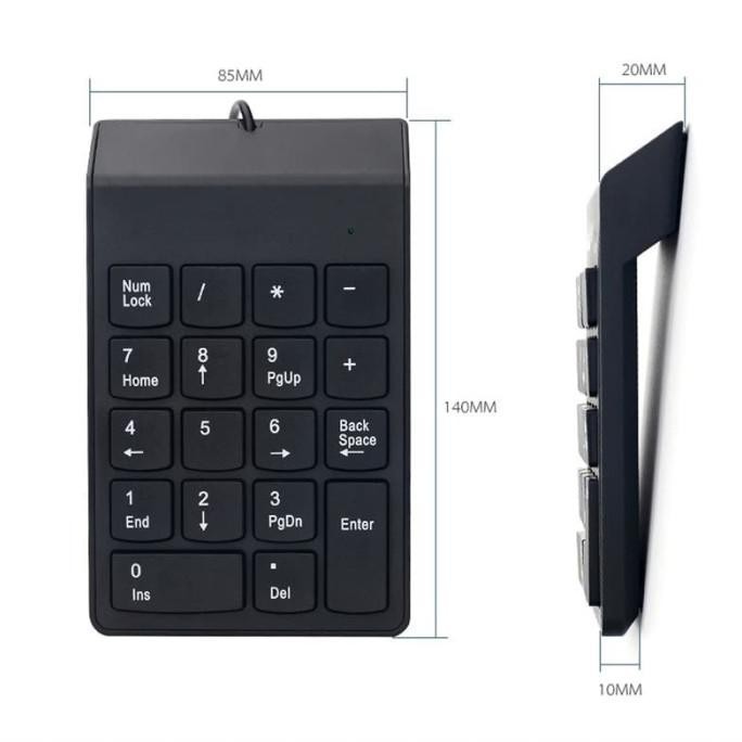 Jual Big Sale Portable USB Numeric Keypad Keyboard Numerik Khusus Angka ...