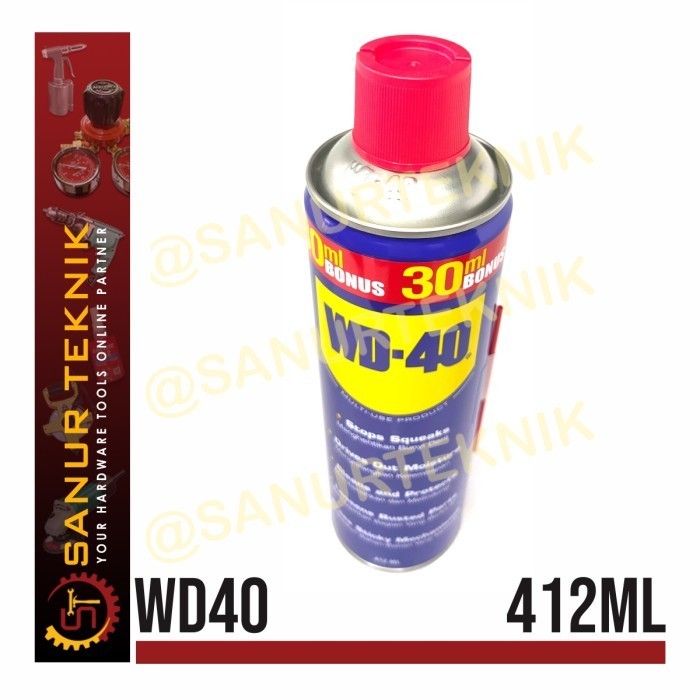 Jual WD40 / WD 40 PELUMAS ANTI KARAT 412 ML (412ML) | Shopee Indonesia