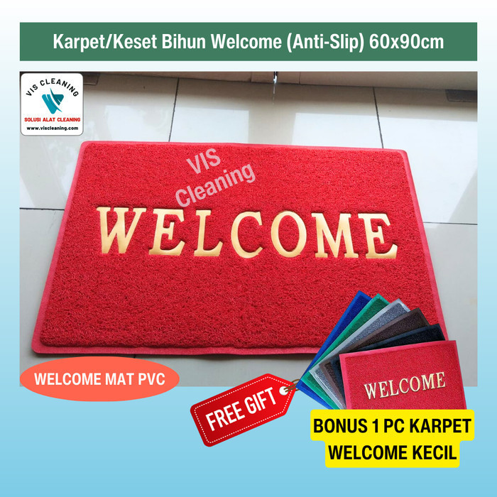 Jual Karpet/Keset Welcome PVC Bihun 60 X 90 cm | Shopee Indonesia
