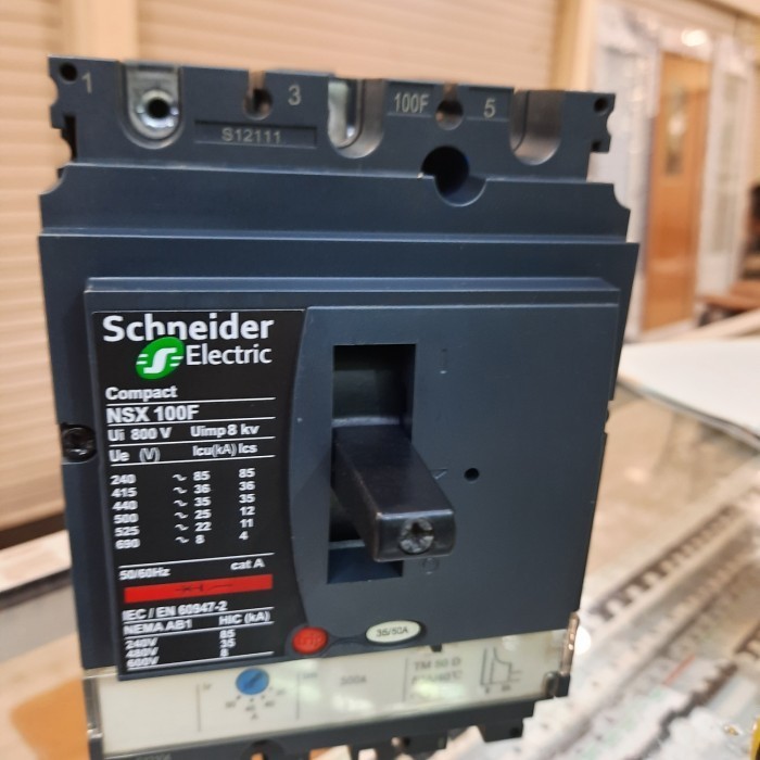 Jual NSX SCHNEIDER MCCB BREAKER NSX 100F 3 PHASE 16A 25A 32A 40A 50A 63A 80 | Shopee Indonesia