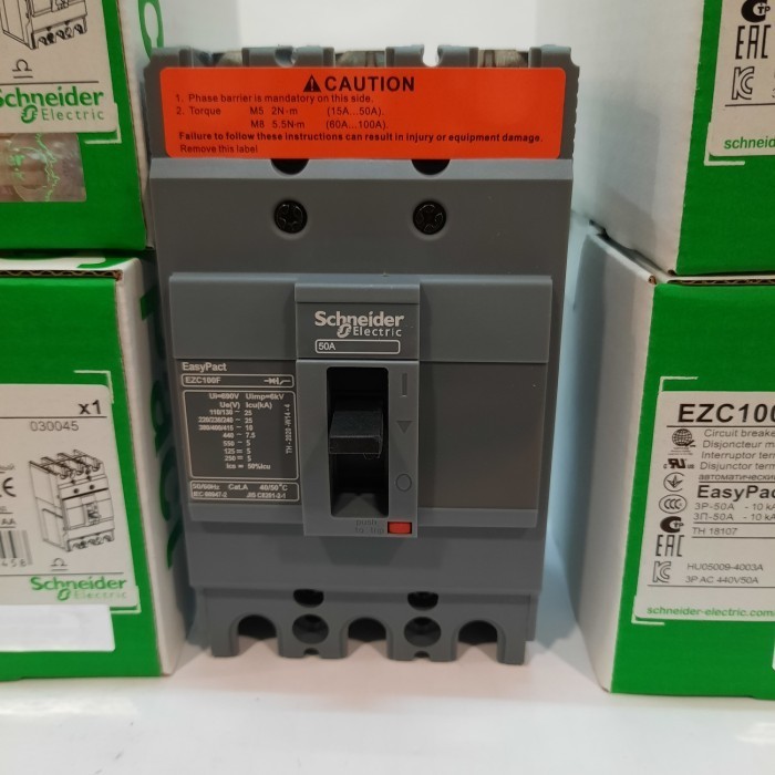 Jual MCCB EZC100F 3050 3P 50A SCHNEIDER | Shopee Indonesia