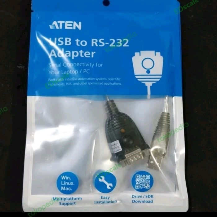 Jual READY KABEL ATEN USB TO SERIAL RS232 DB9 UC 232A / ATEN RS232 ...