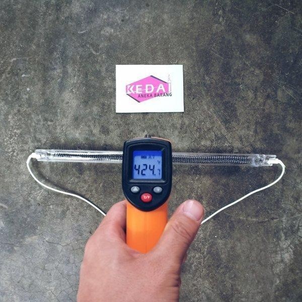 Jual Lampu Carbon Fiber Lamp 220V AC 40cm 500W 20mm Infrared Pemanas ...