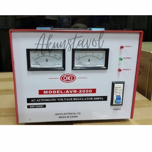 Jual Stavolt Oki Avr/Svc-2000Va - Stabilizer Listrik Oki 2000 Watt Terlariss !! | Shopee Indonesia