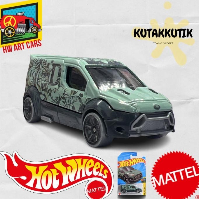Jual Hot Wheels Mobil Van Barang Ford Transit Connect Huruf D HW Art ...