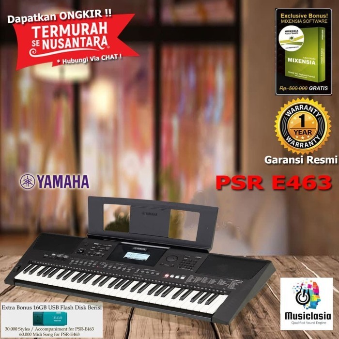 Jual NEW!!! PSR E463 / PSRE463 / PSR E 463 / PSR E-463 / PSRE-463 ...