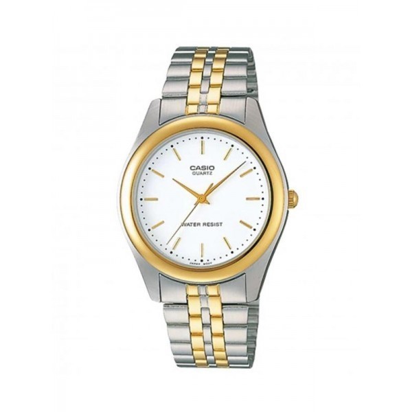 Jual Jam Pria Casio Original Formal Silver-Gold Stainless Steel MTP ...