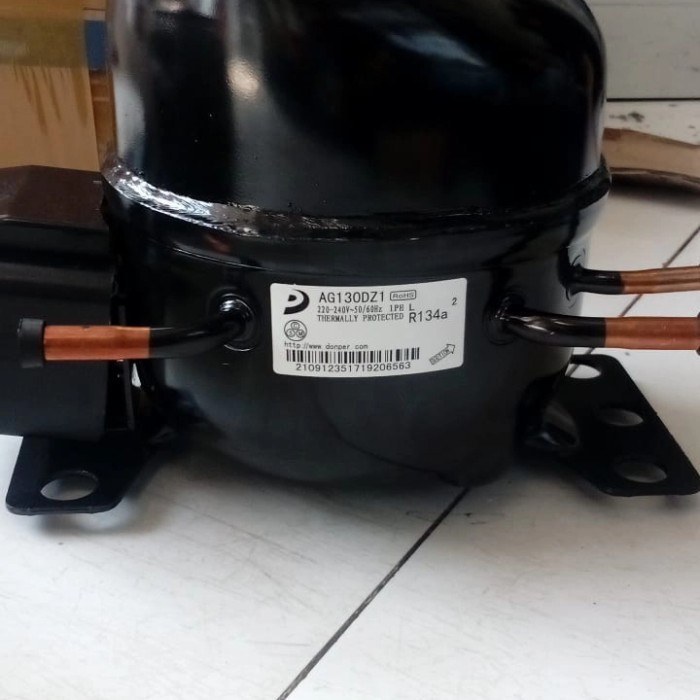 Jual Kompresor Kulkas 2Pintu Freezer 4Rak 1/6 Qd52H Original Sharp ...