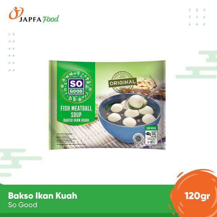 Jual So Good Bakso Ikan Kuah 120gr / Fish Meatball Soup Original ...