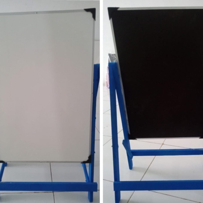 Jual Papan Tulis Whiteboard Standing Ukuran 50 X 70 | Shopee Indonesia