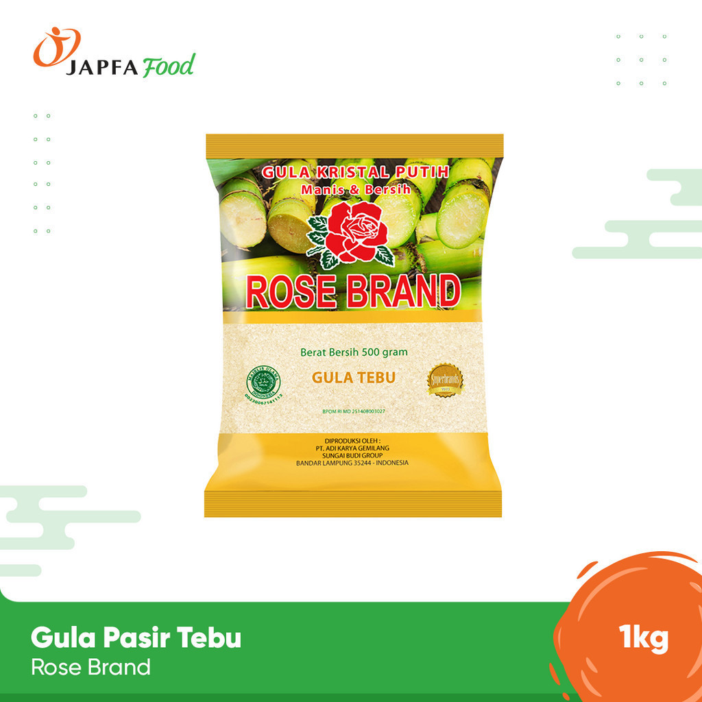 Jual Rose Brand Gula Pasir Tebu 1kg | Shopee Indonesia