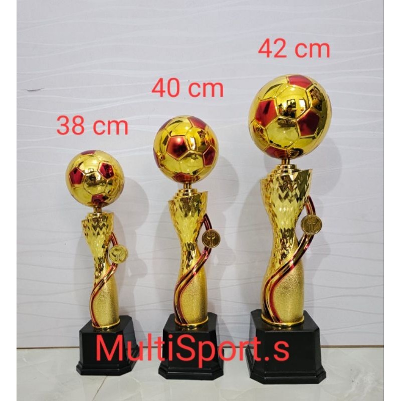 Jual PIALA TROPHY BOLA IMPORT 1 SET 123 TINGGI 42 CM | Shopee Indonesia