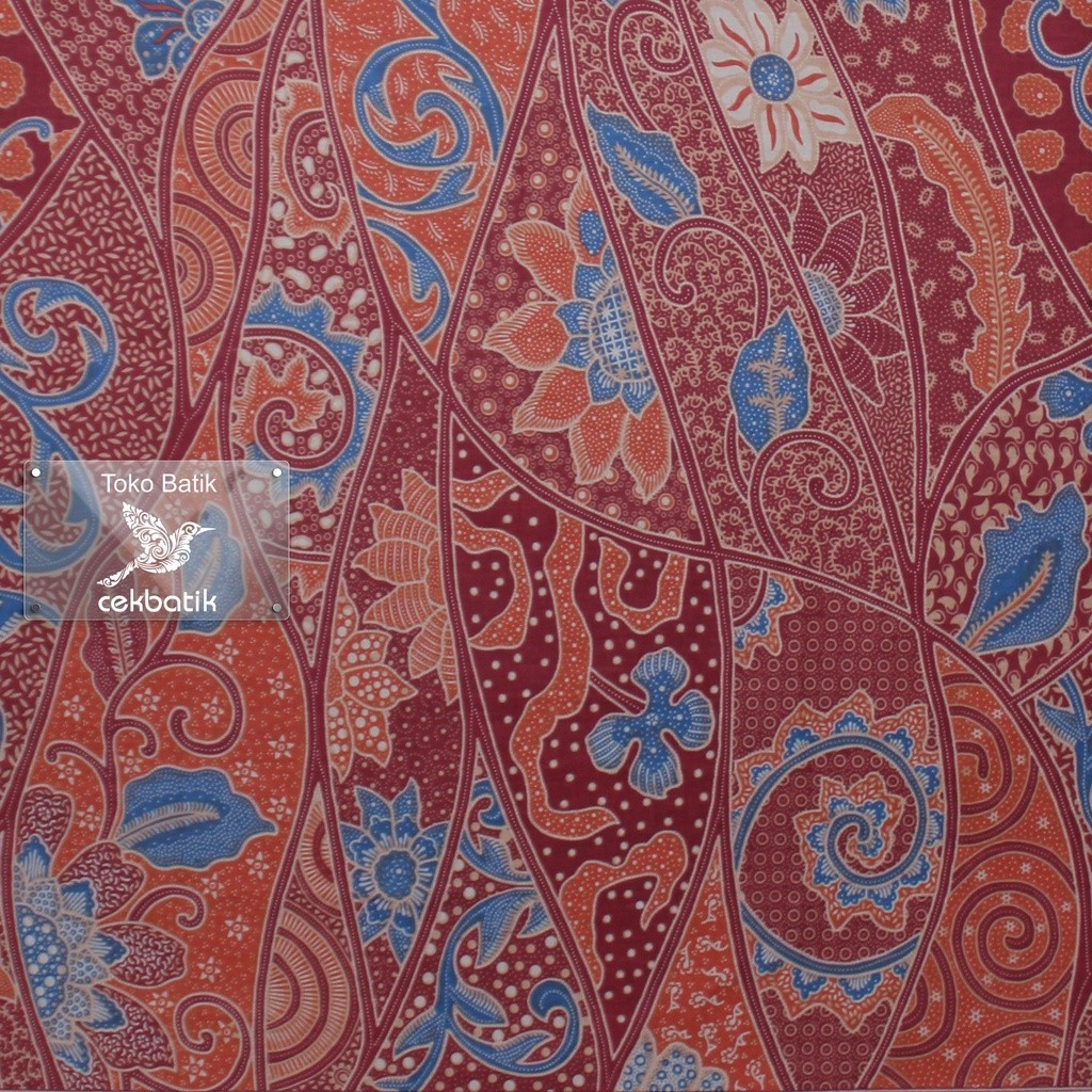 Jual kain batik - Kualitas Ekspor Motif Batik Balian Bunga Modern ...
