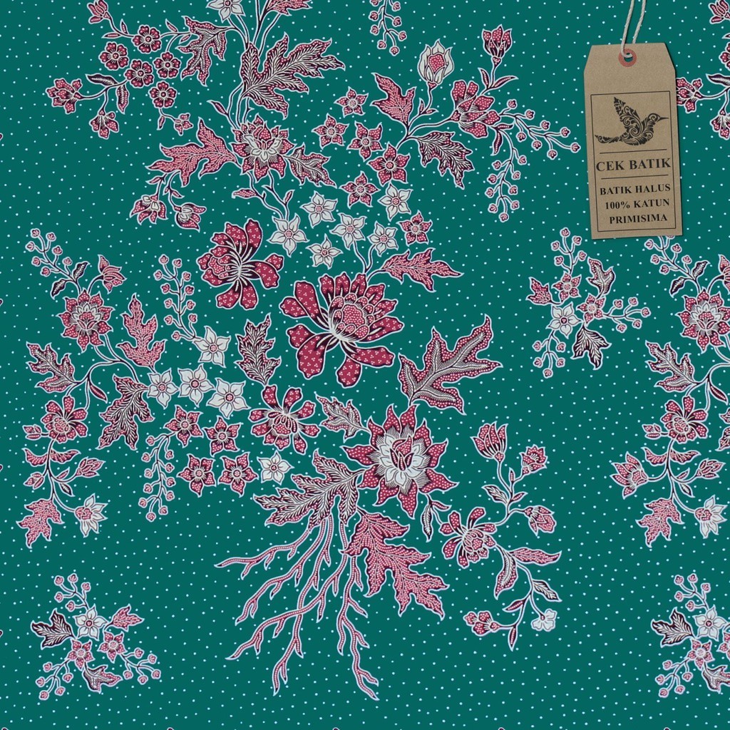 Jual Kain Batik Motif Batik Bunga Pink Manis (Tosca) | Shopee Indonesia