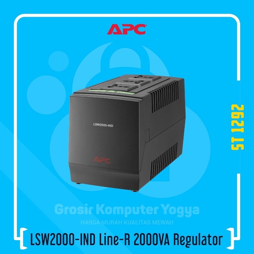 Jual APC LSW2000-IND Line-R 2000VA Automatic Voltage Regulator Stavolt ...