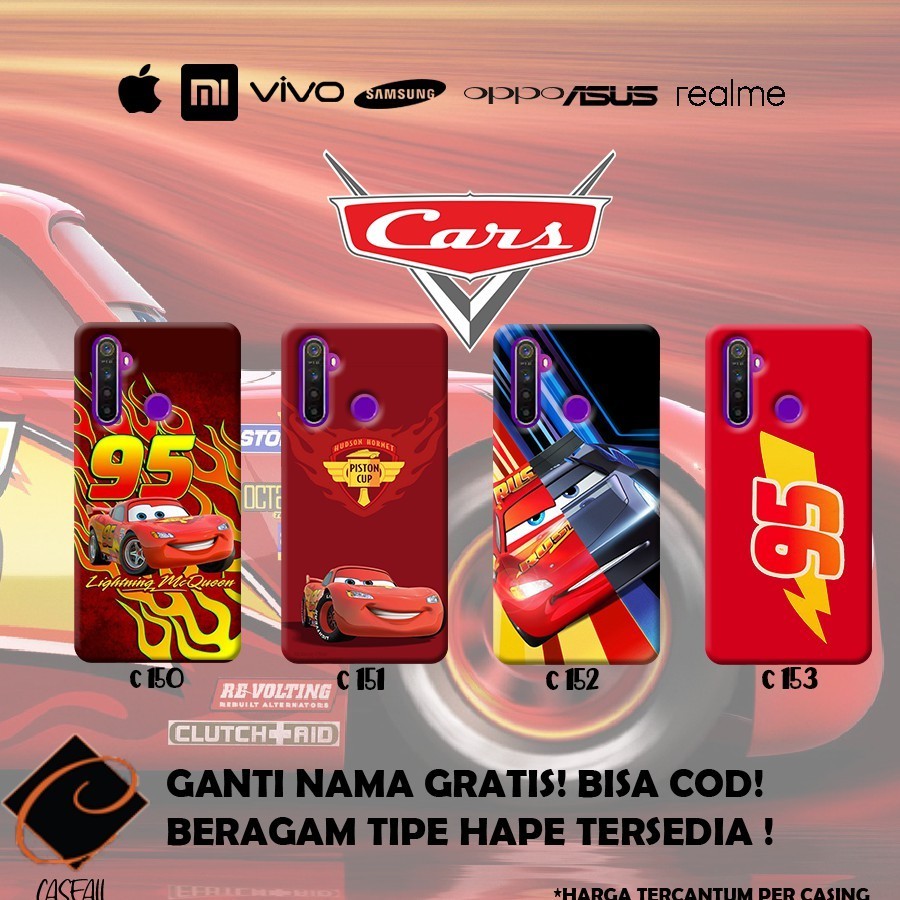 Jual Case casing cars kartun ( semua tipe hp ) realme 5 , 5 pro , 6 ...