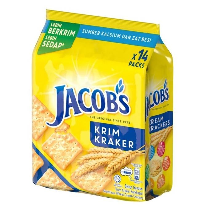 Jual Biskuit Jacobs Jacob's original kaleng Cream Cracker 750 gr malaysia | Shopee Indonesia