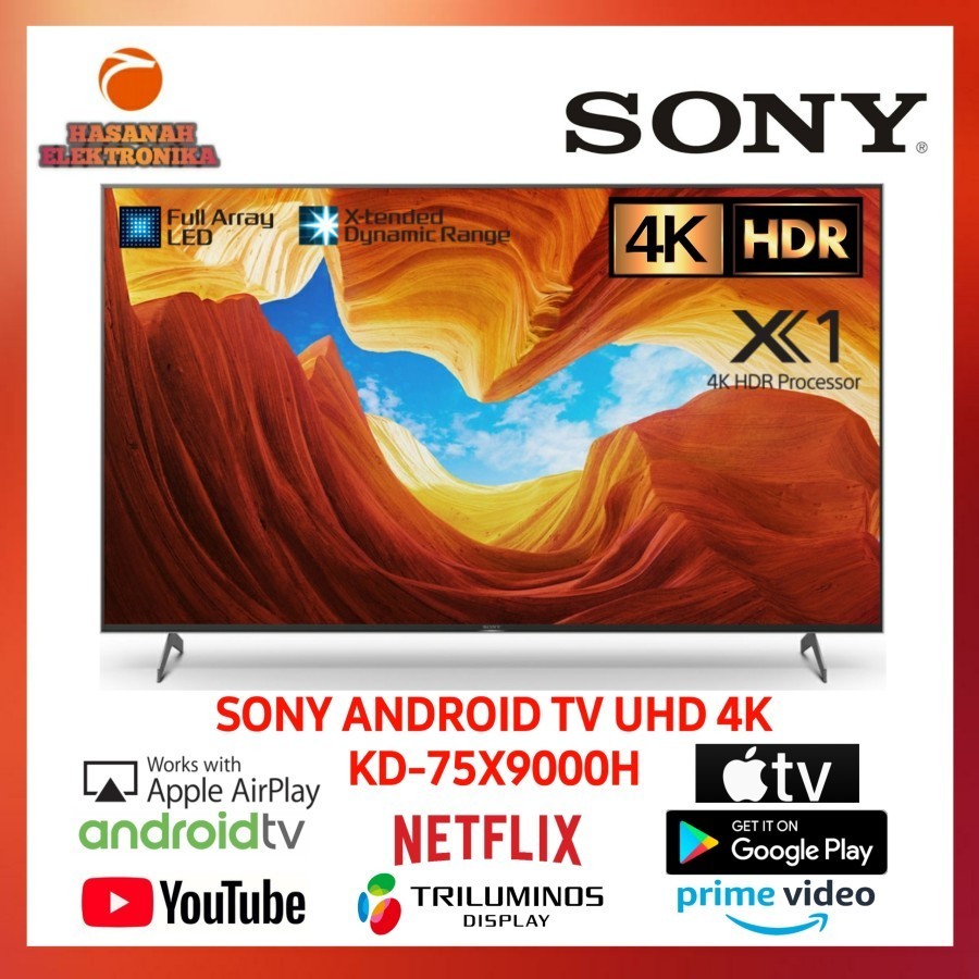 Jual SONY BRAVIA UHD 4K 75 INCH ANDROID SMART TV KD-75X9000H FULL ARRAY ...