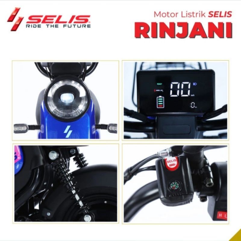 Jual SEPEDA LISTRIK SELIS EMOPED RINJANI | Shopee Indonesia