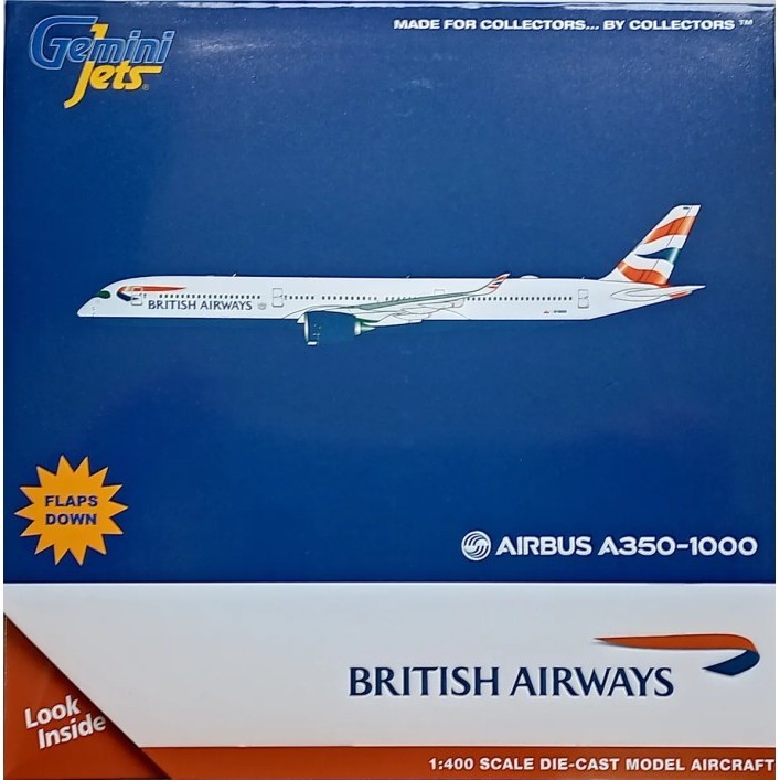 Jual FLASH SALE!!! GEMINI JETS BA AIRBUS A350-1000 G-XWBB FLAPS/SLATS 1/400 GJBAW2111F TERBARU ...