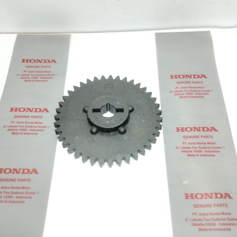 Jual gigi pompa oli gear oil pump driven beat karbu beat fi original | Shopee Indonesia