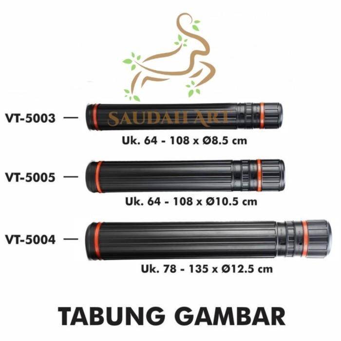 Jual Tabung Gambar Drafting Tube 12.5Cm / 78-135Cm - 5004 (3 Section ...
