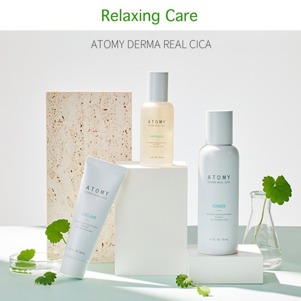 Jual Derma Real Cica Set Atomy isi 3 Kulit Sensitif, Beruntus & Merah2 ...