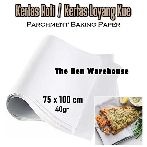Jual Kertas Alas Loyang Kue / Kertas Baking Paper / Kertas Roti 40Gr ...