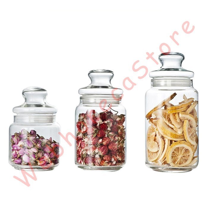 Jual Toples Luminarc Pot Club Storage Jar Seal 1000Ml/ Toples Kaca ...