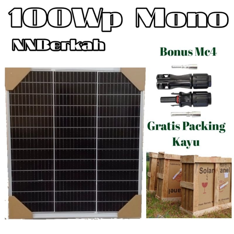 Jual Solar Panel GH 100Wp Mono Solar Cell Panel Surya Solar Pv | Shopee Indonesia