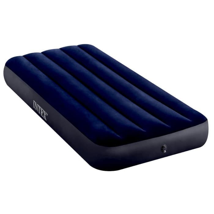 Jual Intex Kasur Angin Durabeam Blue Single 64756 | Shopee Indonesia