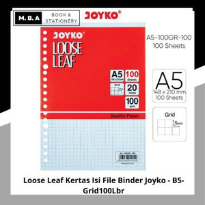 Jual Loose Leaf Kertas Isi File Binder Joyko - B5-Grid100Lbr | Shopee Indonesia