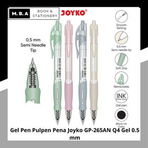Jual Gel Pen Pulpen Pena Joyko GP-265AN Q4 Gel 0.5 mm | Shopee Indonesia
