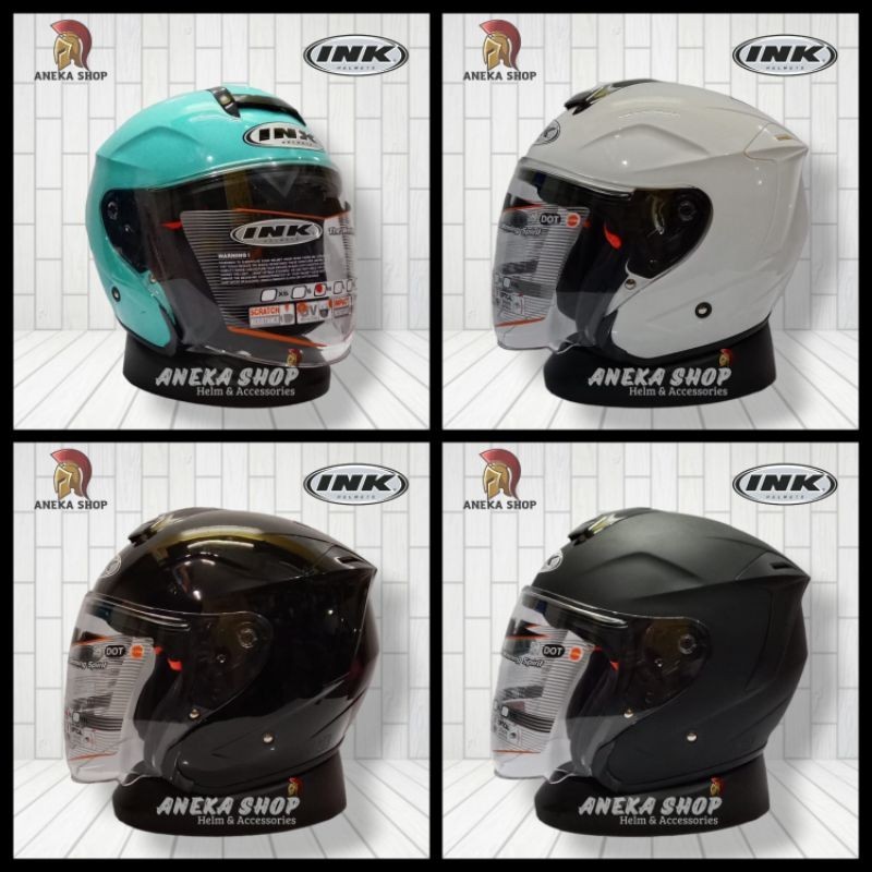 Jual HELM INK DYNAMIC SOLID/POLOS | ANEKA MACAM WARNA | SINGLE VISOR ...