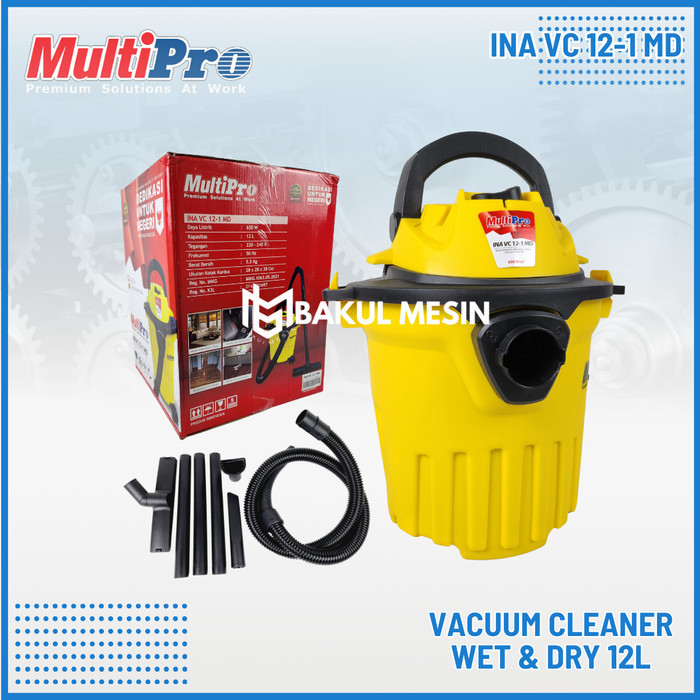 Jual MULTIPRO INA VC 12-1 MD Mesin vacum Vacuum Cleaner WET DRY 12L | Shopee Indonesia