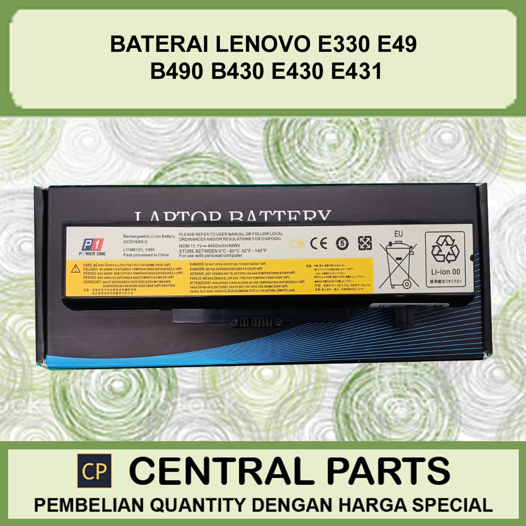 Jual Baterai Lenovo E330 E49 B490 B430 E430 E431 L11M6Y01 Y480 | Shopee Indonesia