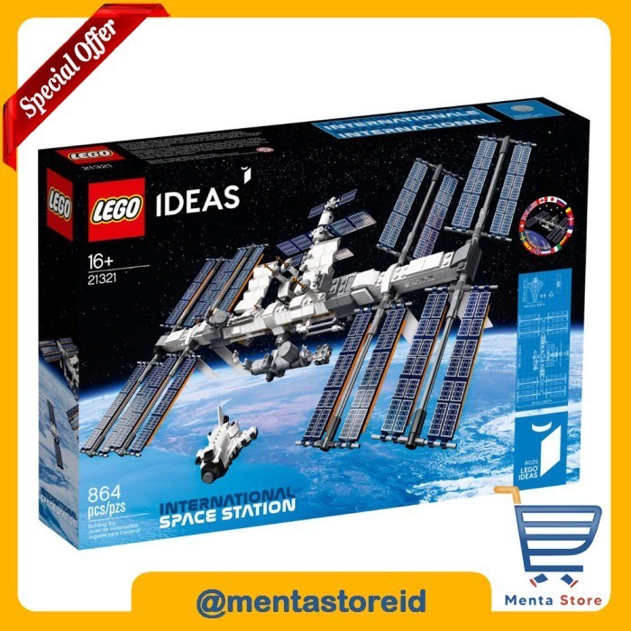 Jual Lego Ideas 21321 International Space Station S Iss Fans | Shopee ...