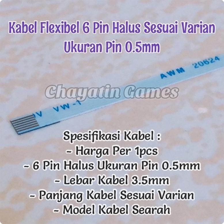 Jual Update Gudang Kabel Flexibel 6 Pin Halus Model & Panjang Varian ...