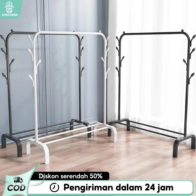 Jual Stand Hanger Gawang 150CM Single Rak Baju Gantungan Baju Besi ...