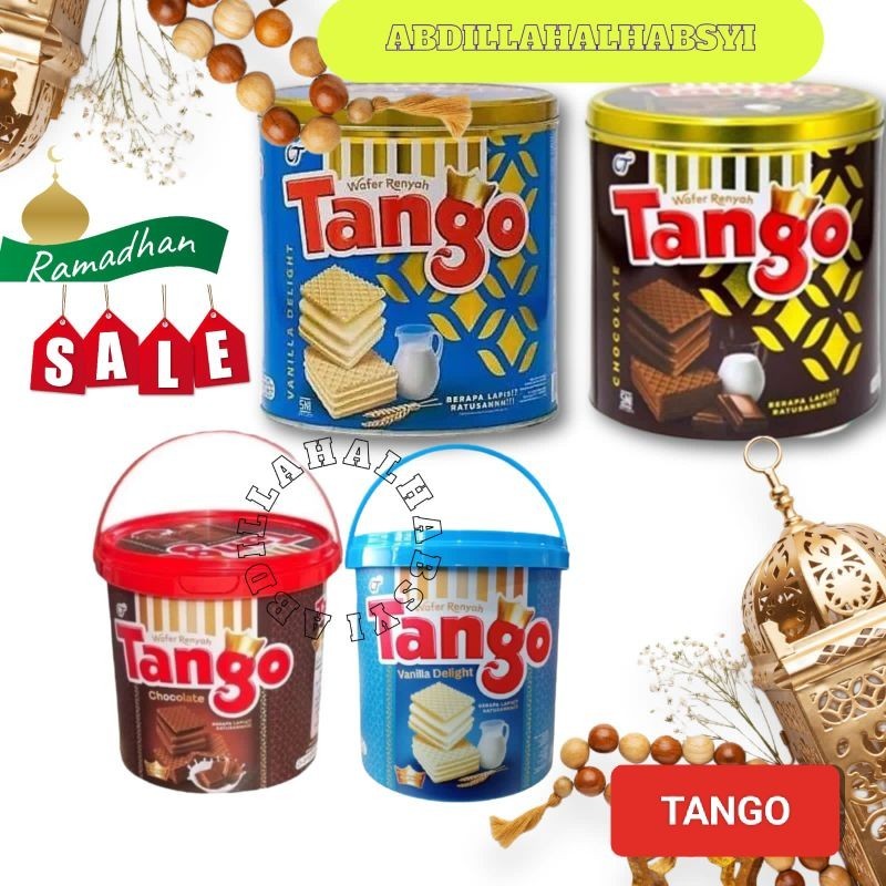 Jual TANGO WAFER COKLAT/VANILLA KEMASAN KALENG & EMBER | Shopee Indonesia