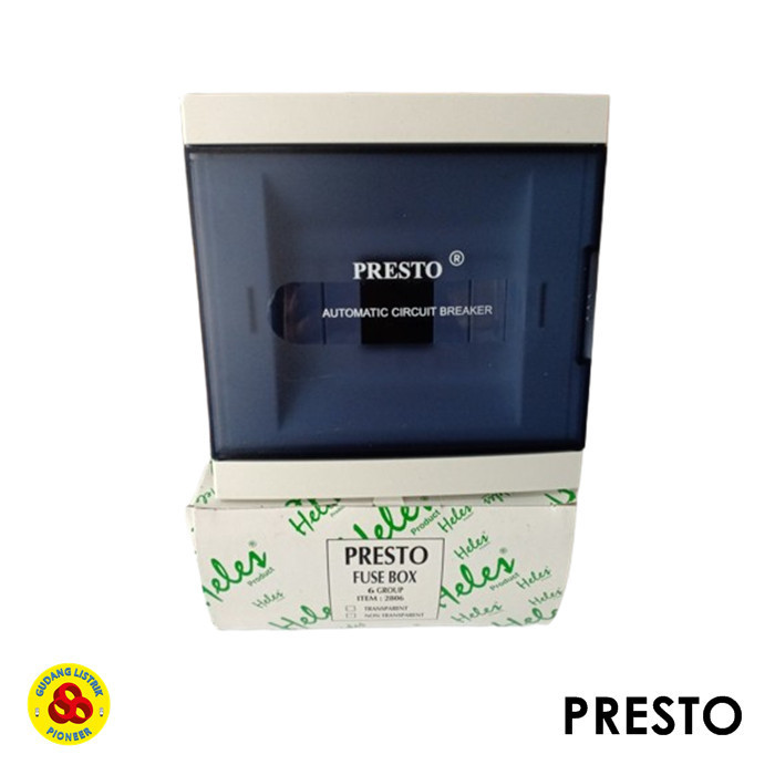 Jual Presto Box MCB 6 Group Inbow Tanam Tutup Transparant Heles Box MCB ...