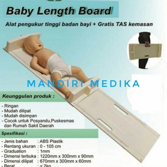 Jual Infantometer Baby Length Board Alat Ukur Bayi Original Kenko + Tas ...