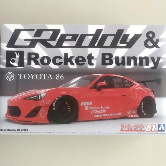 Jual Aoshima 1/24 ZN6 Toyota 86'12 Greddy & Rocket Bunny Enkei Ver. | Shopee Indonesia