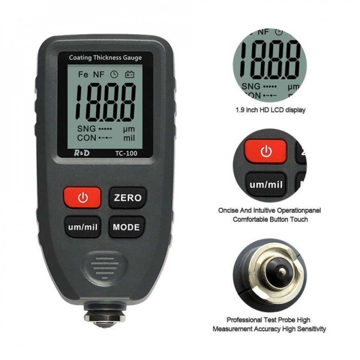 Jual Coating Thickness Gauge Alat Ukur Tester Ketebalan Cat Pelapis ...