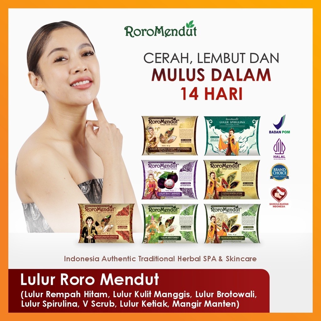 Jual 𝐑𝐎𝐑𝐎 𝐌𝐄𝐍𝐃𝐔𝐓 Lulur Herbal Organik HALAL BPOM| Lulur Pencerah Anti ...