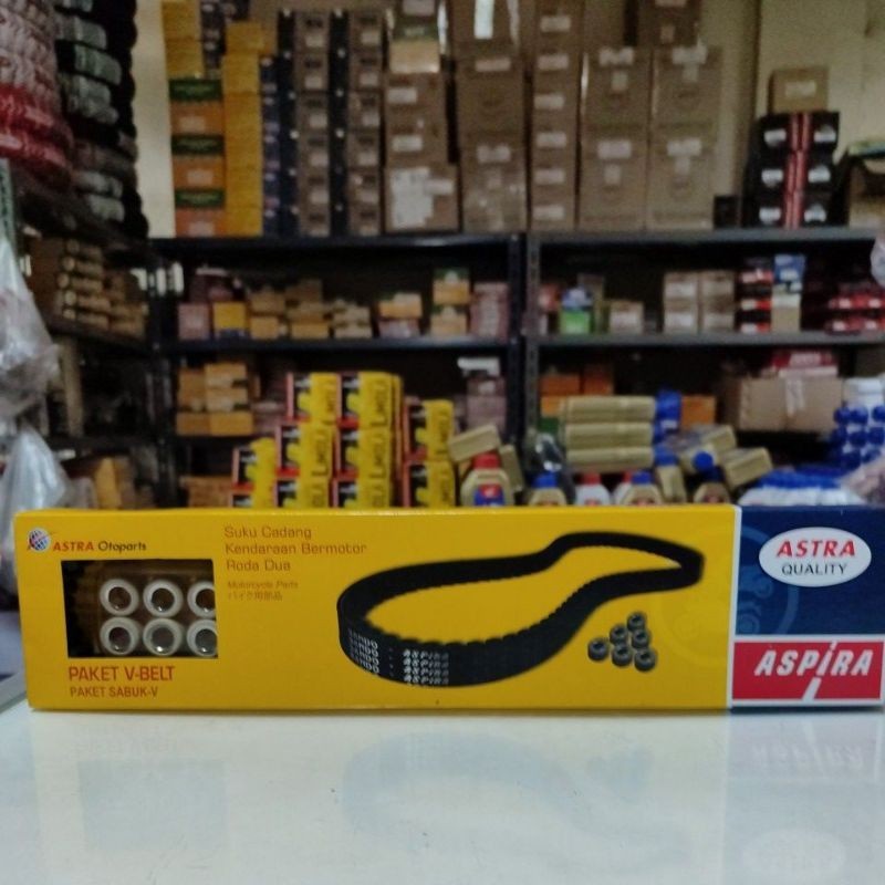 Jual PAKET V BELT+ROLLER 2DP YAMAHA NMX ASPIRA/V BELT+ ROLLER YAMAHA ...