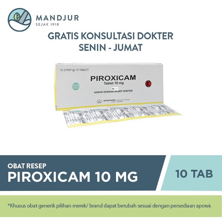 Jual Piroxicam 10 Mg Strip 10 Tablet | Shopee Indonesia